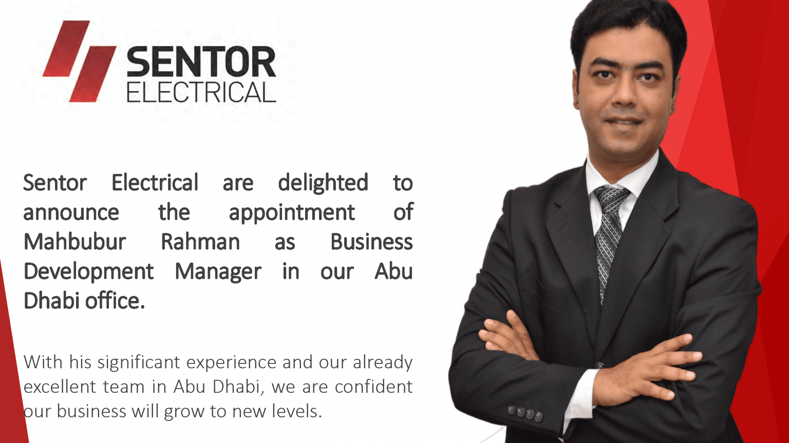 New Business Development Manager – Abu Dhabi - Sentor Electrical