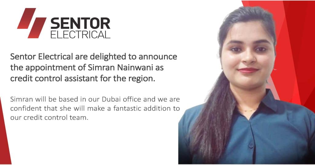 New Credit Control Assistant - Sentor Electrical