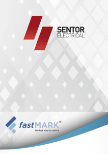 fastMARK Catalogue - Sentor Electrical